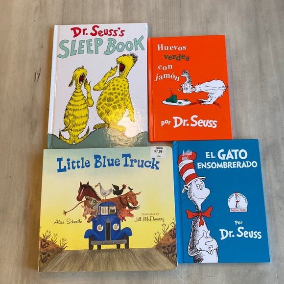 Dr. Seuss | Toys | Little Blue And Dr Seuss Books English Spanish ...